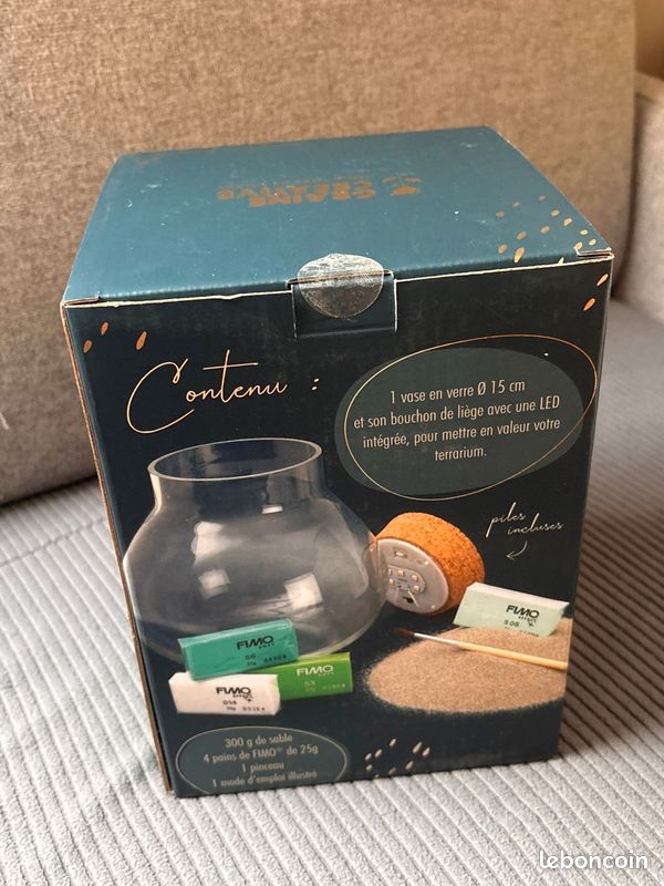 Terrarium pâte fimo - Loisirs créatifs