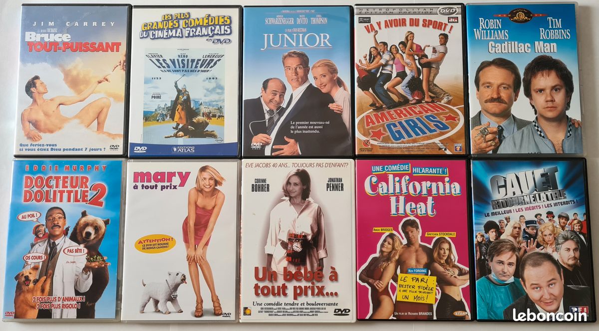 [LOT 04] 10 DVDs - DVD - Films
