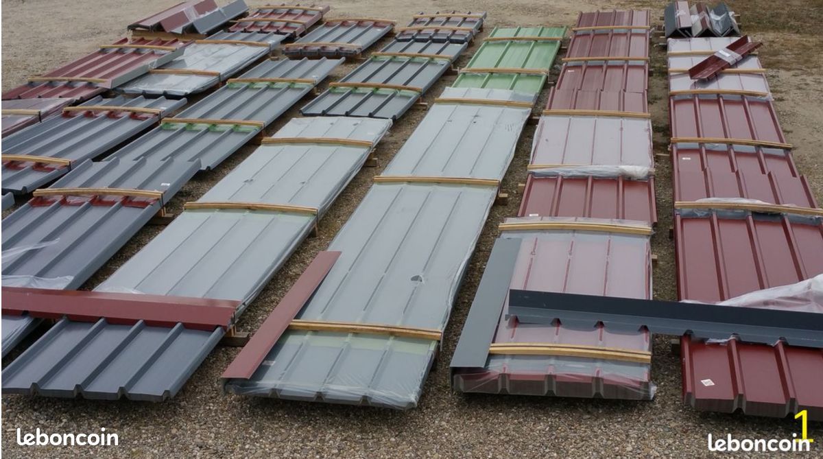 Tout en stock Tôles bac acier neuves pour toiture - Bricolage
