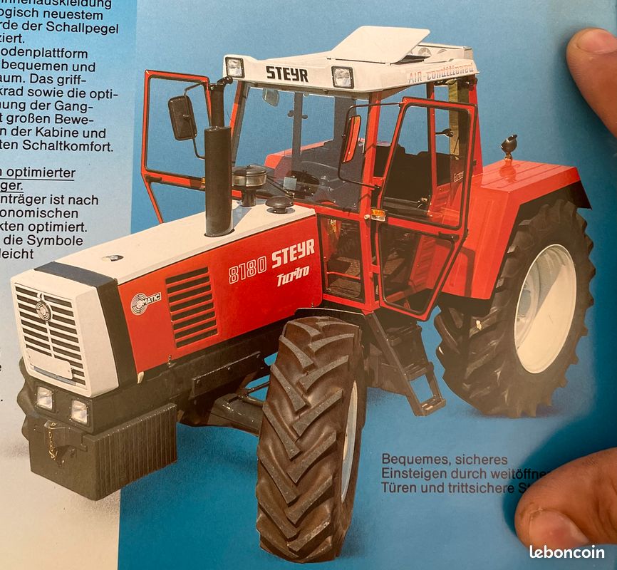 Tracteur Steyr 8165 ou Steyr 8180 - Tracteurs