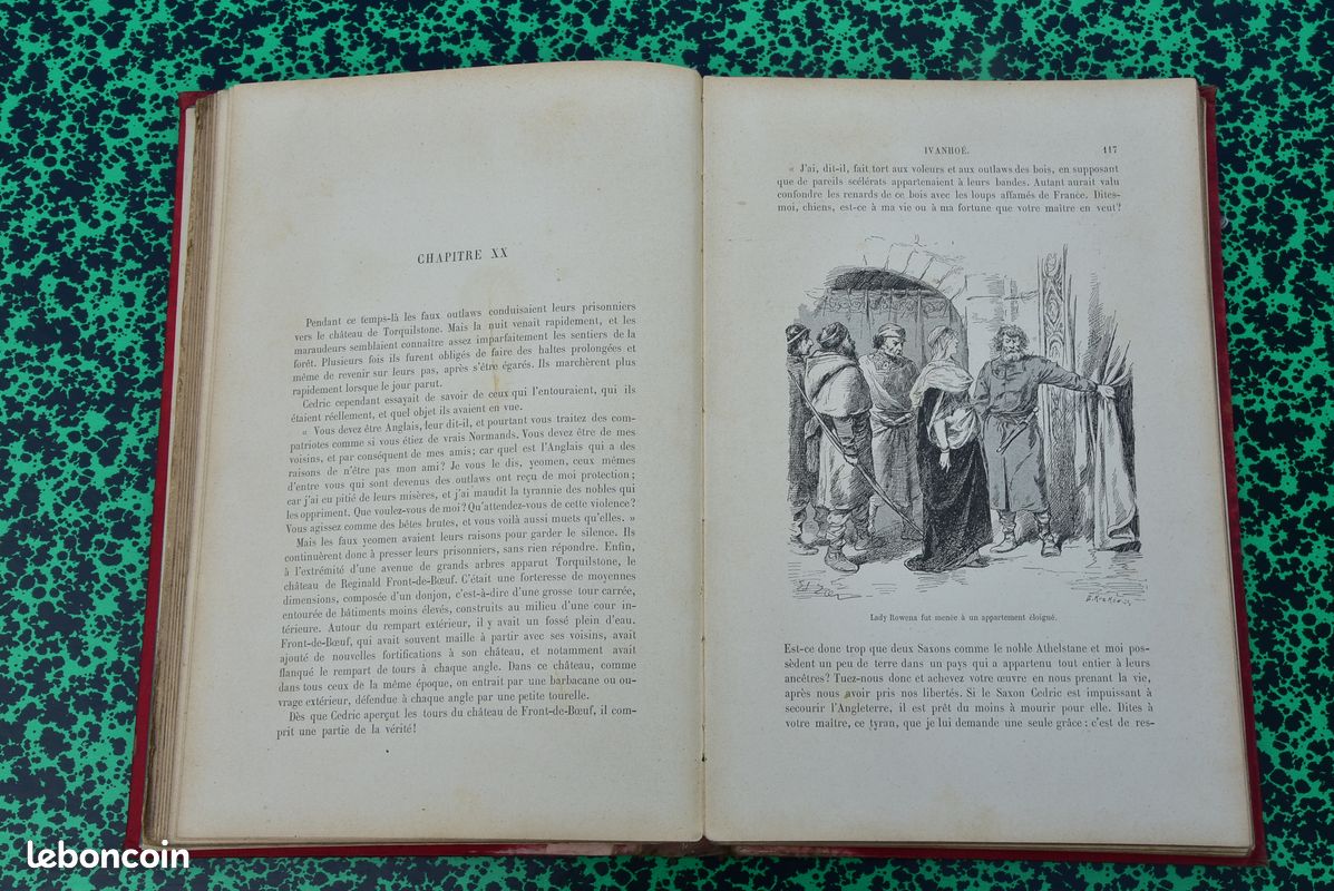 IVANHOÉ - Walter Scott Hachette 1889 - Livres