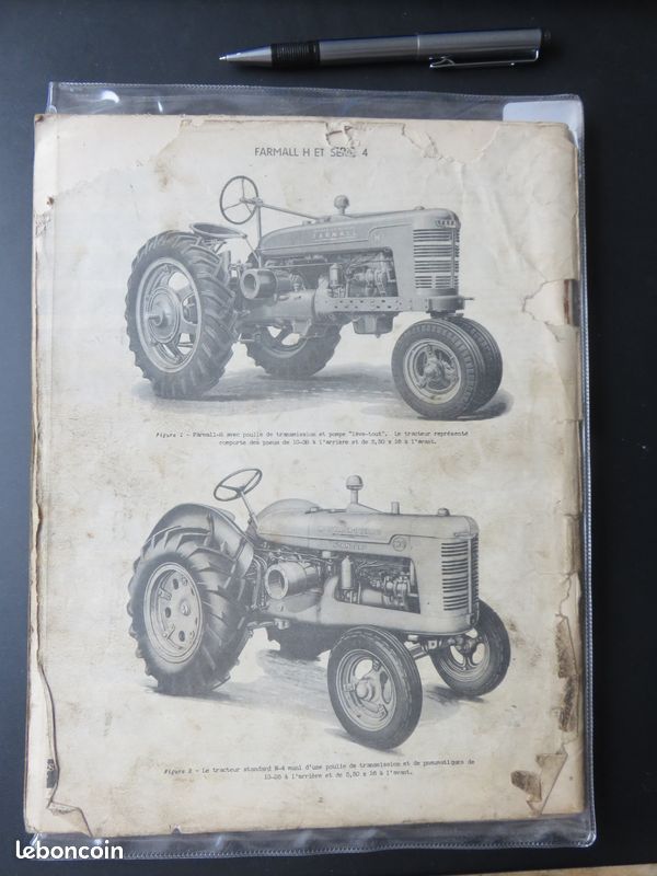 Manuel d'entretien Tracteur Farmall (à roues, à chenilles et moteurs ...