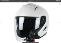 Casque jet Dexter SODDY - Blanc - Équipement moto