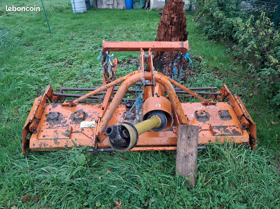 Landini 7550 +charrue+Herse rotative 2m - Tracteurs