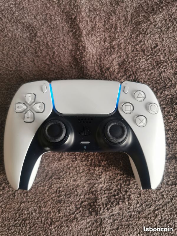 Manettes PS5 Sony sans fil blanches – Officielles, comme neuves - Consoles