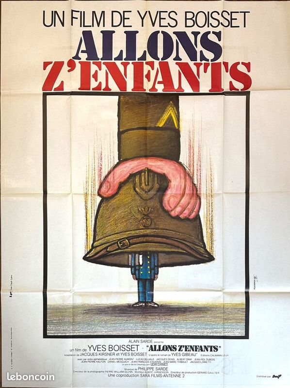 Affiche Cinéma ALLONS Z'ENFANTS 120x160cm Poster / Yves Boisset / Lucas ...