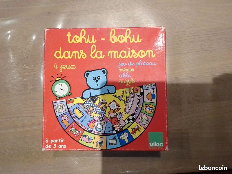 Jeu enfant bois Tohu-Bohu dans la maison - Jeux & Jouets