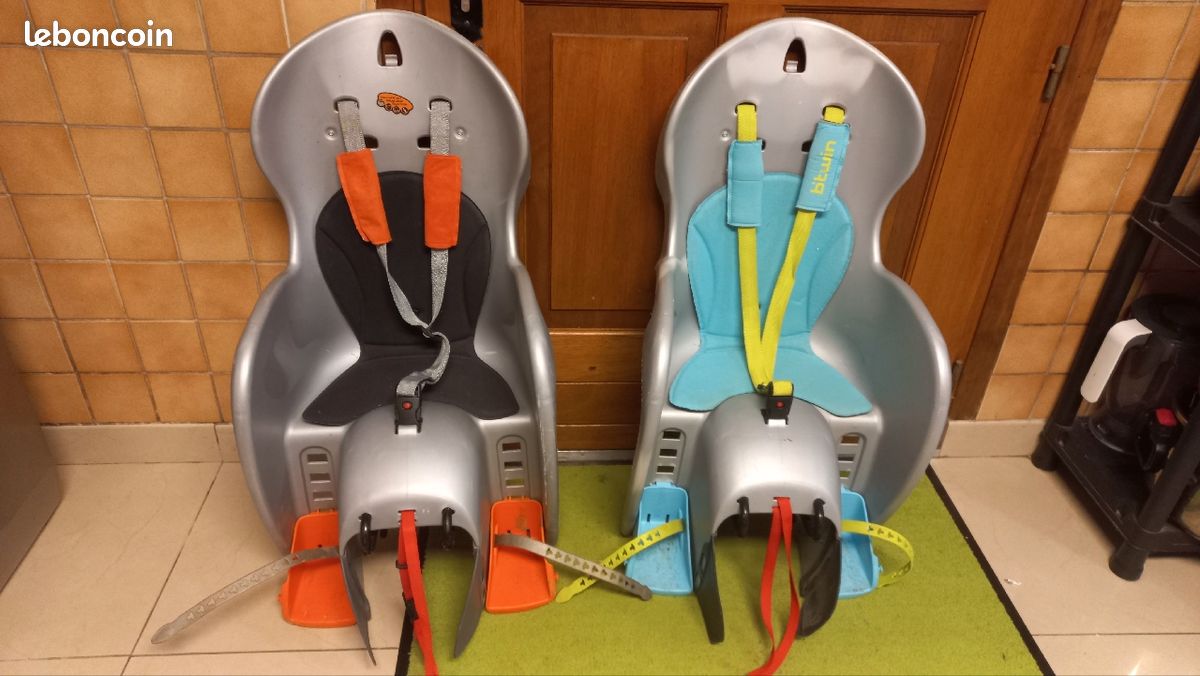 Siège velo enfant Decathlon Btwin Wallaroo DMS - Équipements vélos