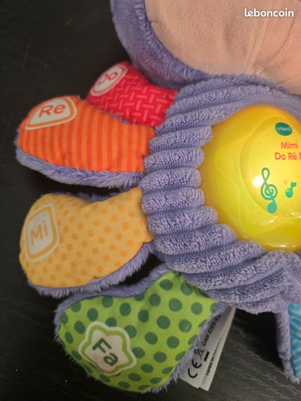 VTech - Mimi Do Ré Mi - Peluche Pieuvre Musicale et Lumineuse - Très ...