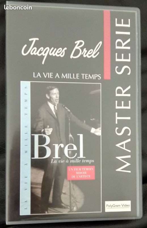 2 VHS de Jacques Brel - DVD - Films