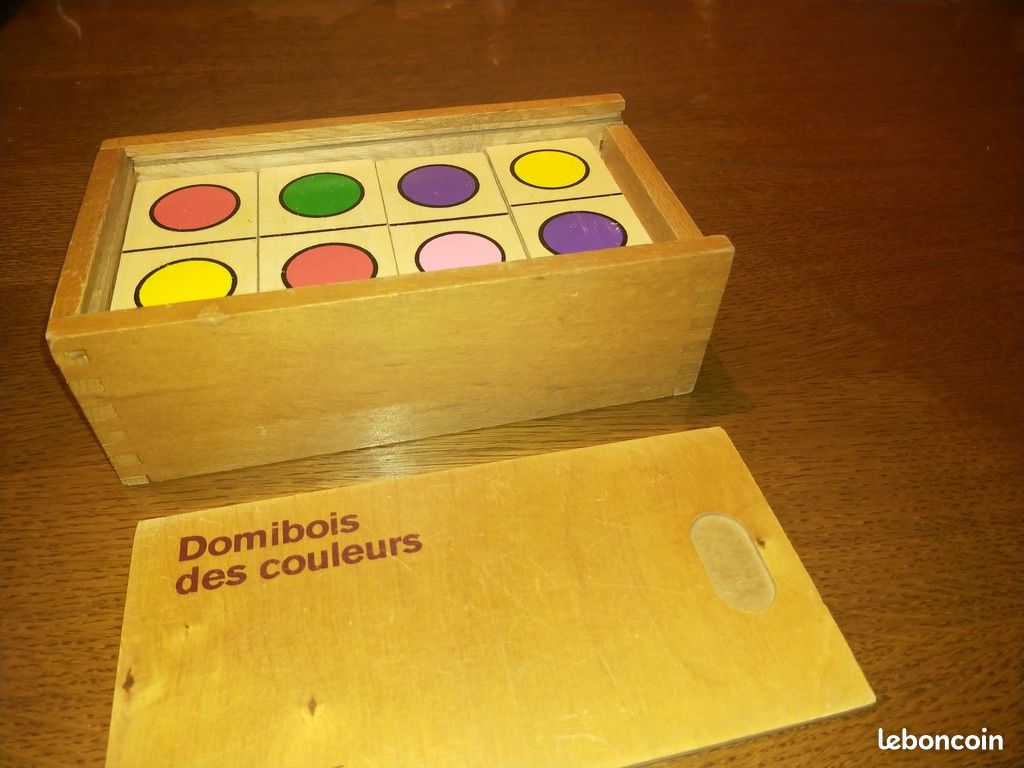 BOIS - Jeu Nathan 'dominos des couleurs' - Jeux & Jouets