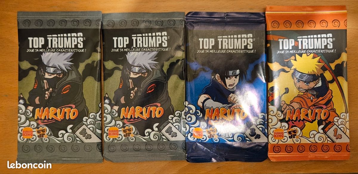 Cartes Naruto Top Trumps – Édition Burger King - Collection