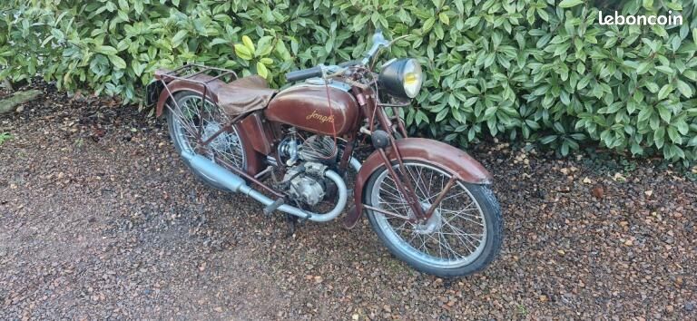 Moto Jonghi type E 125 1951 carte grise ok - Motos