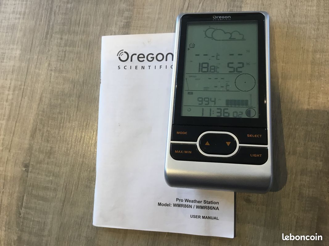 Station météo Oregon Scientific PRO WMR86N . WMR 86N - Bricolage