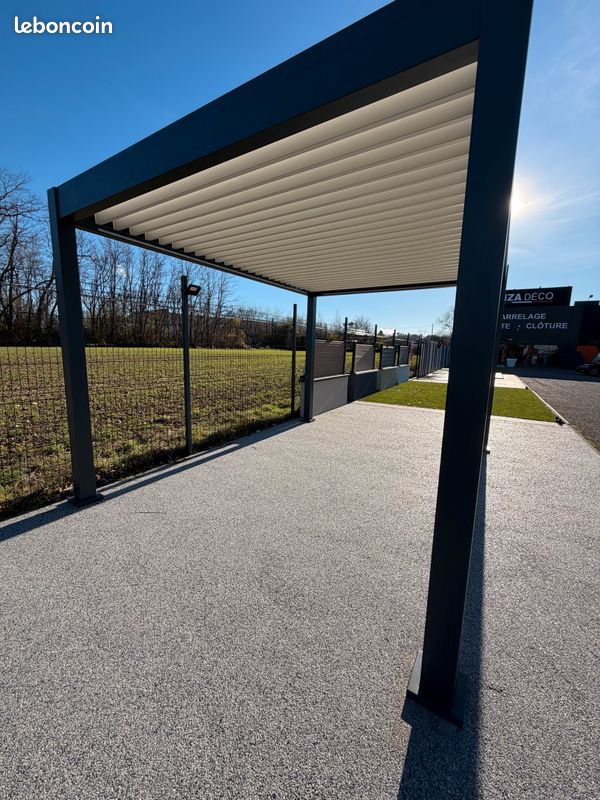 Pergola bioclimatique extérieur premium - Bricolage