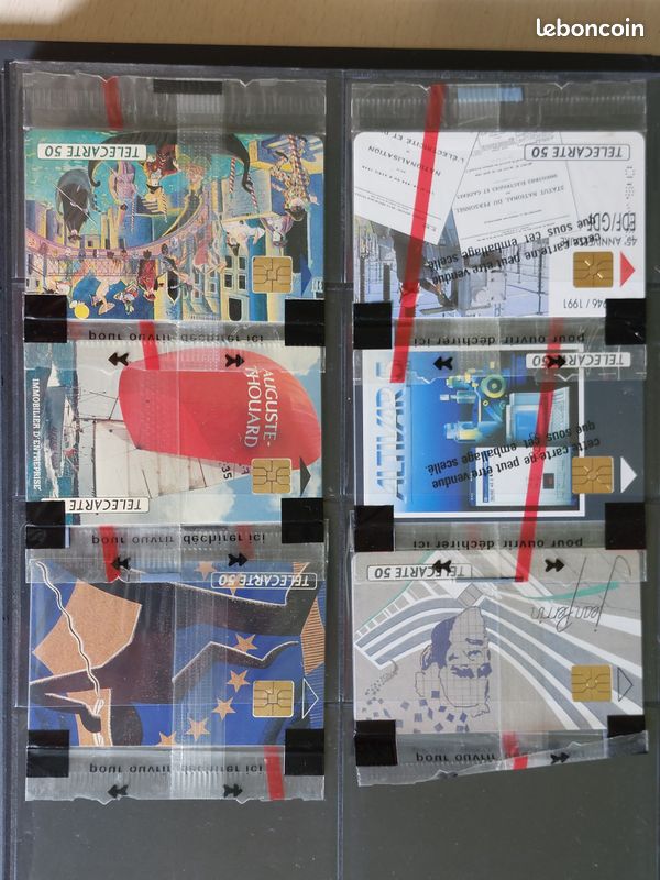 Lot 6 telecartes En NSB - Collection