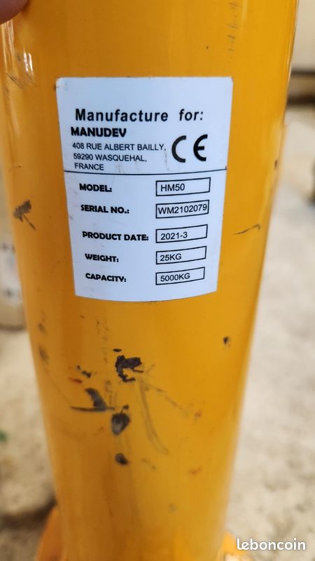 Krick Jack Farmer 5t - Manutention - Levage