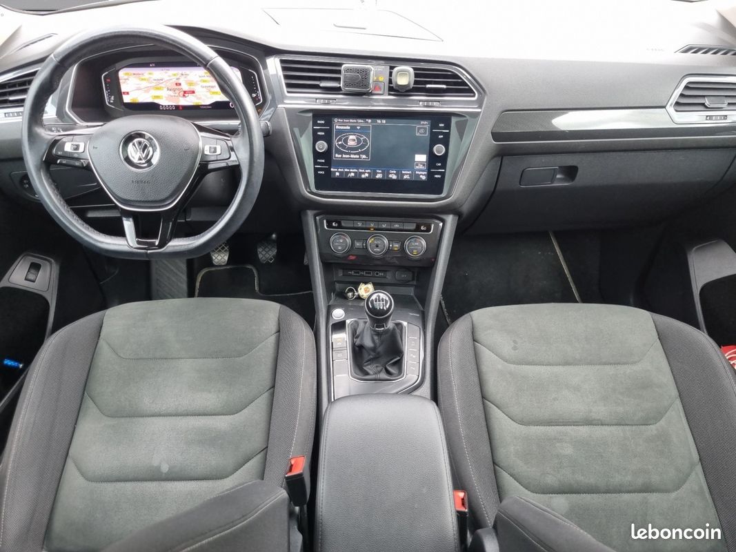 VOLKSWAGEN TIGUAN ALLSPACE CARAT 7 PLACES 2.0 TDI 150CH bt6 toit pano cockpit hayon auto ...