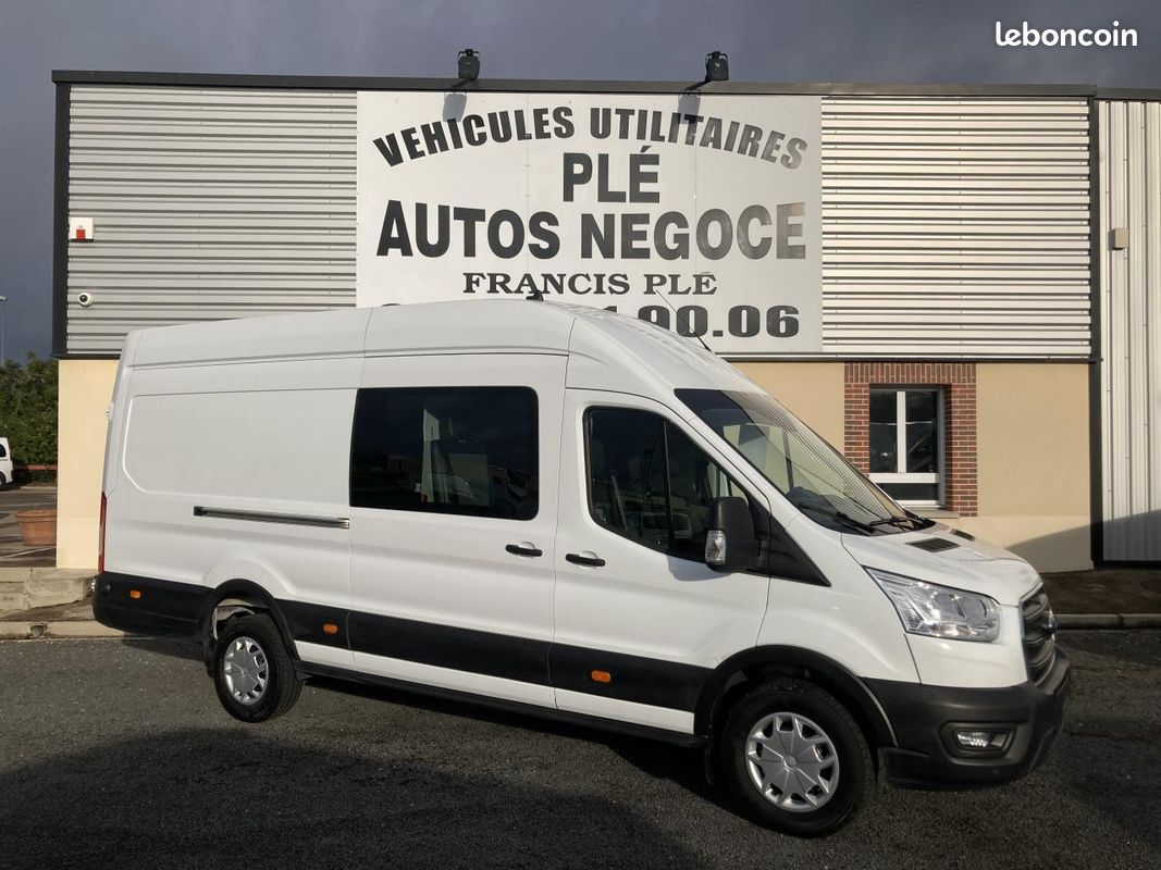 Ford transit l4h3 cabine repliable 6 places tdci 185 radar arriere ...