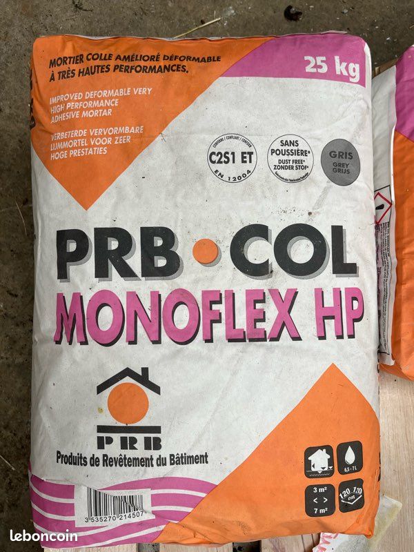 Colle carrelage PRB - BTP - Chantier gros-oeuvre