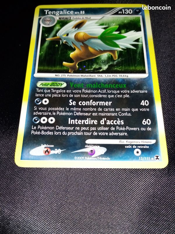 Carte Pokémon Tengalice Holo Rivaux Emergents Bloc Platine 13/111 ...