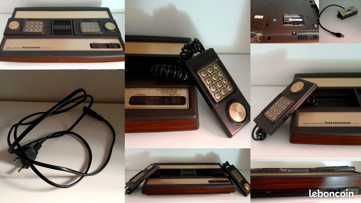 Console Mattel Intellivision - Avec câble alimentation & antenne - Consoles