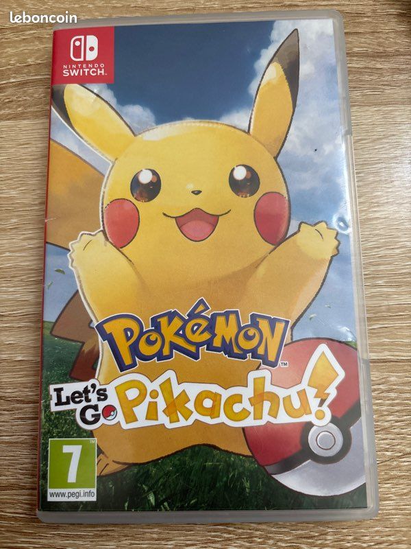 Pikachu Pokémon let’s go switch - Jeux vidéo