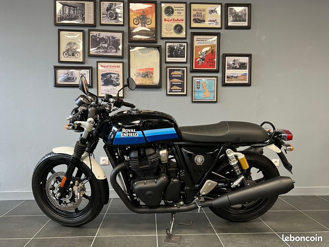 Royal Enfield Continental GT 650 Slipstream Blue - Motos