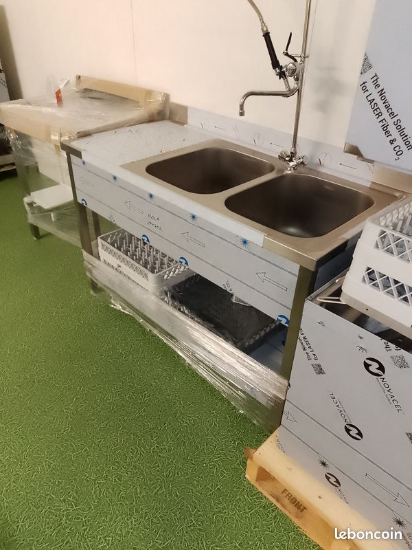 Plonge pour restaurant en inox - Équipements pour restaurants & hôtels