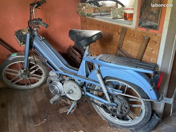 Mobylette motobecane bleu d'occasion - Motos - leboncoin
