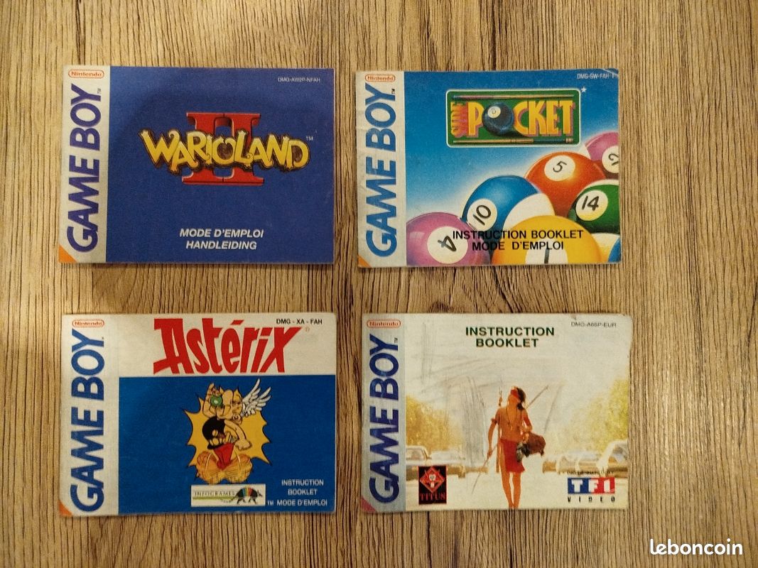 Accessoires Game Boy notices boîtes etc - Consoles