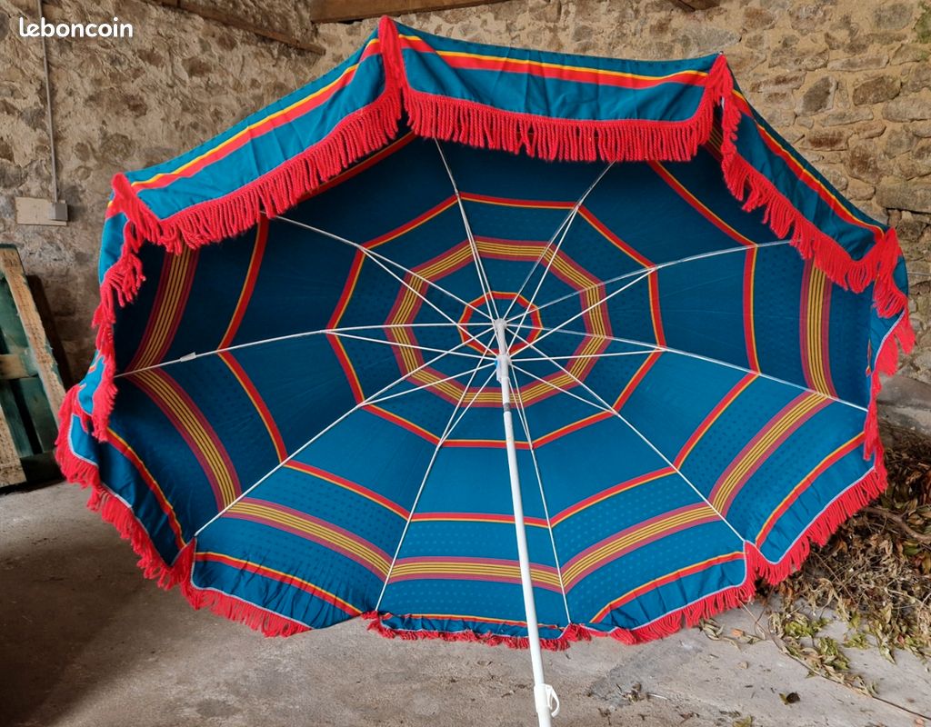 Parasol rond très coloré - Jardin & Plantes