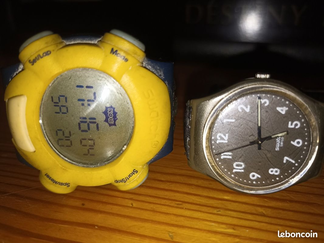 Lot montre à quartz Swatch - Montres & Bijoux