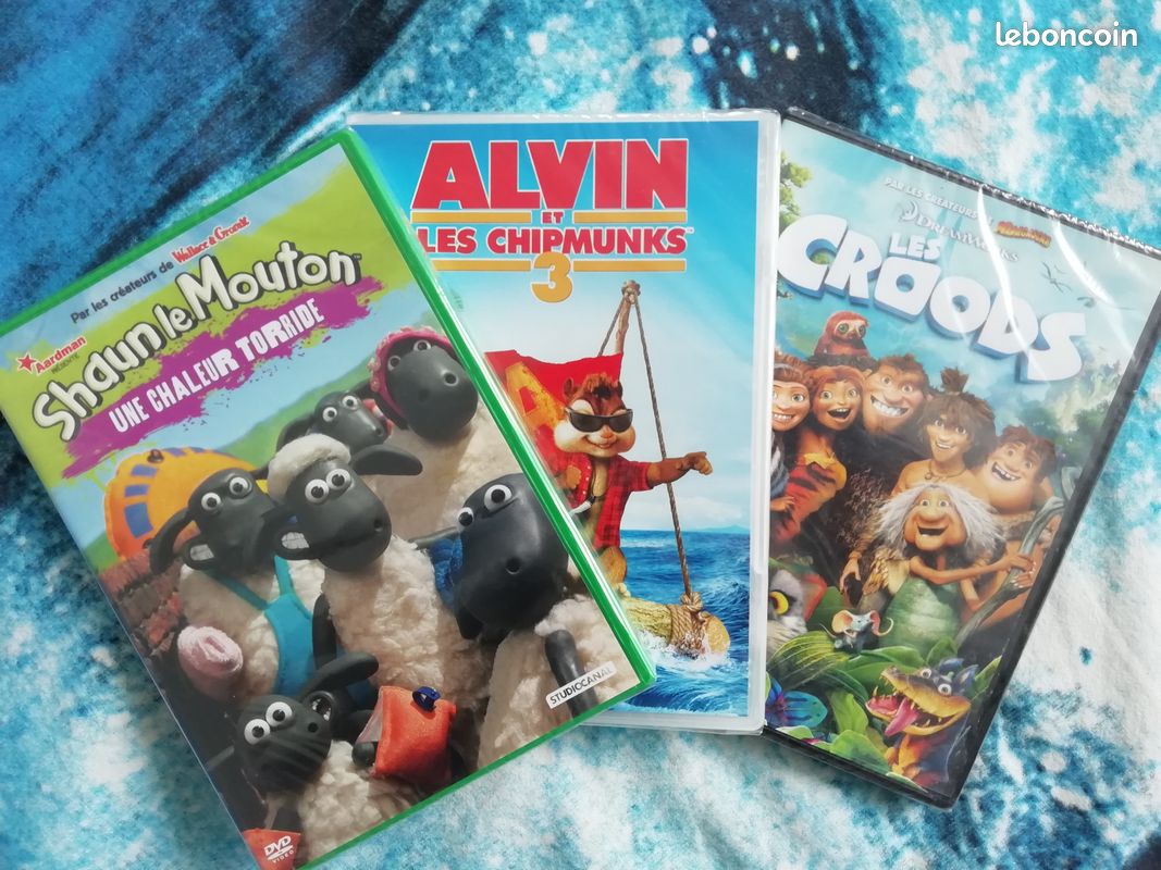Trois DVD de dessins animés pour Noël - Alvin - Shaun le mouton - Les ...