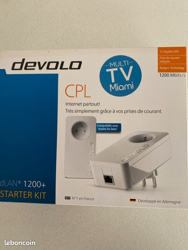 Kit CPL Devolo dLAN 1200+ (NEUF) - Accessoires informatique