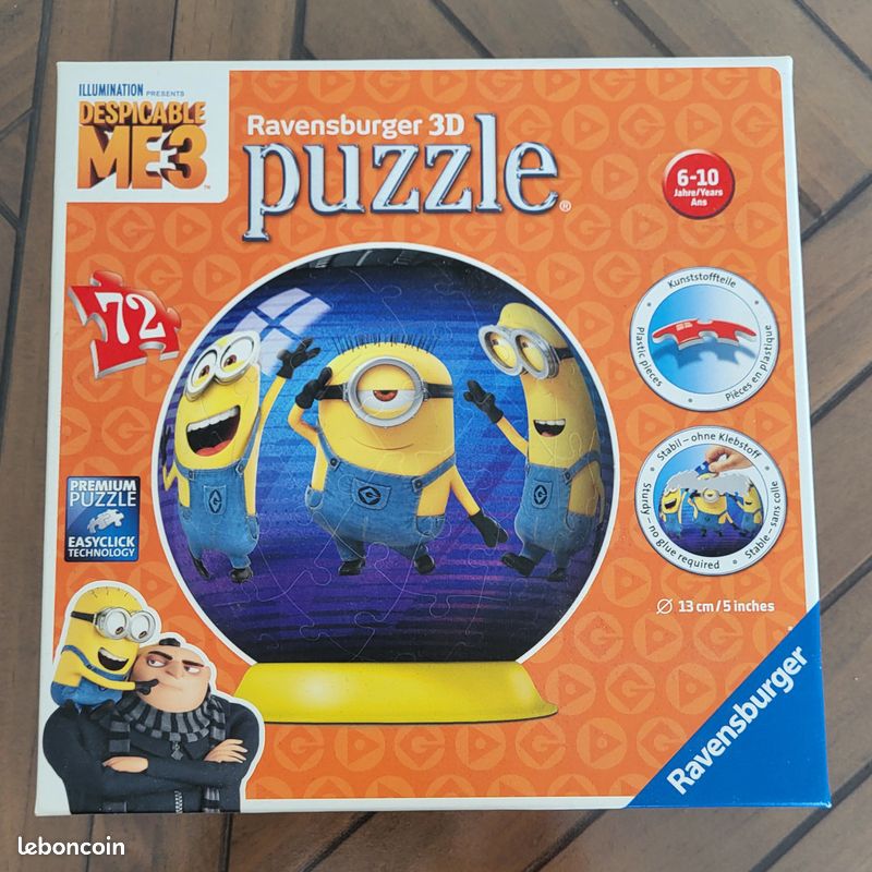 Puzzle 3D Minion - Jeux & Jouets