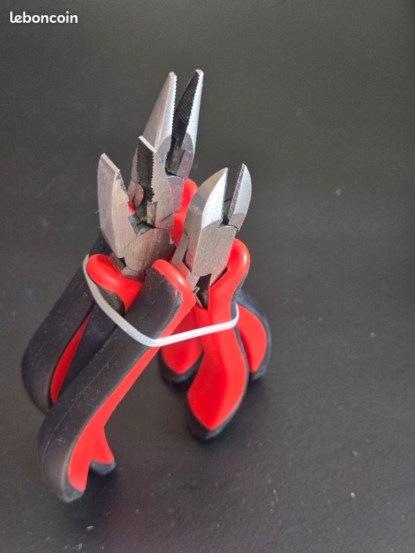 Jeu / Set de 3 mini Pinces de Précision Jeu de 3 pinces (coupante ...