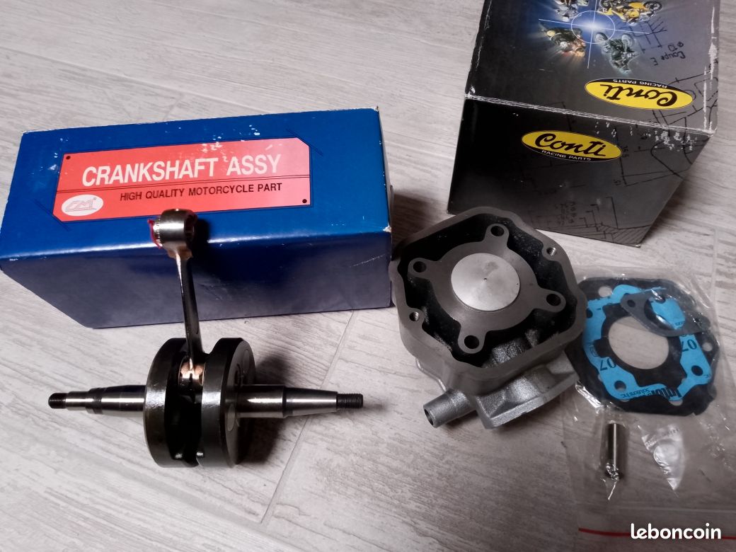Cylindre piston + vilebrequin Derbi Euro 2 - Équipement moto