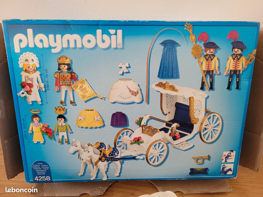Playmobil réf 4258 calèche royal mariage avec boîte - Jeux & Jouets