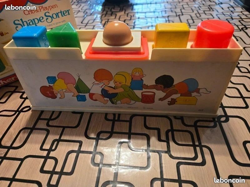 Jouet vintage Fisher Price Shape Sorter 1975 - Jeux & Jouets