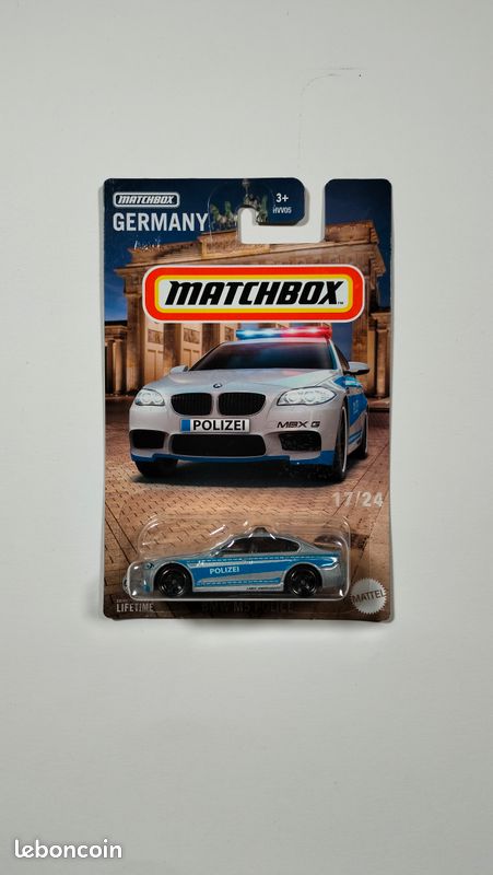 BMW M5 Police Polizei Matchbox - Jeux & Jouets