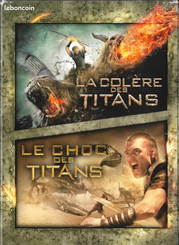 Dvd le choc des titans - la colere des titans - coffret - DVD - Films