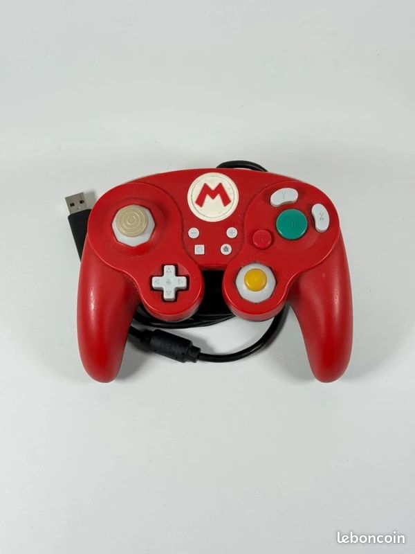 Manette de Nintendo Switch style GameCube edition Super Mario rouge ...
