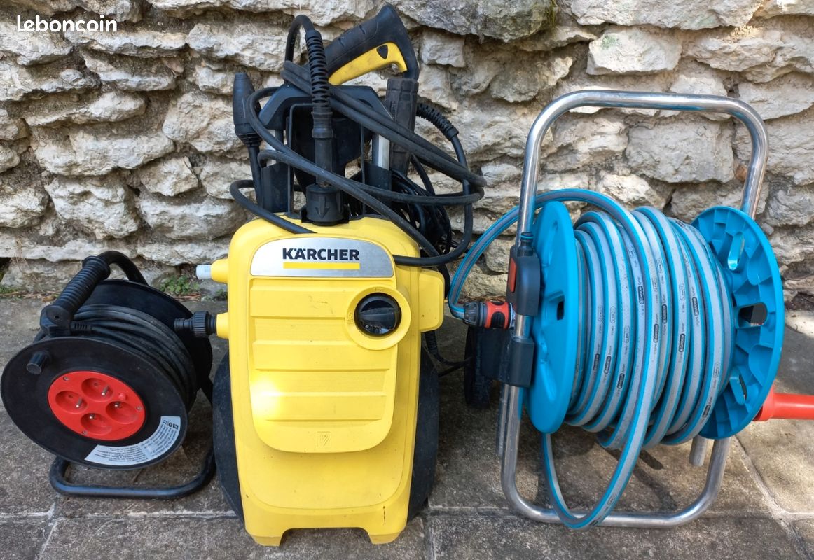 Location karcher nettoyeur haute pression enrouleur eau+elec - Services de jardinerie & bricolage