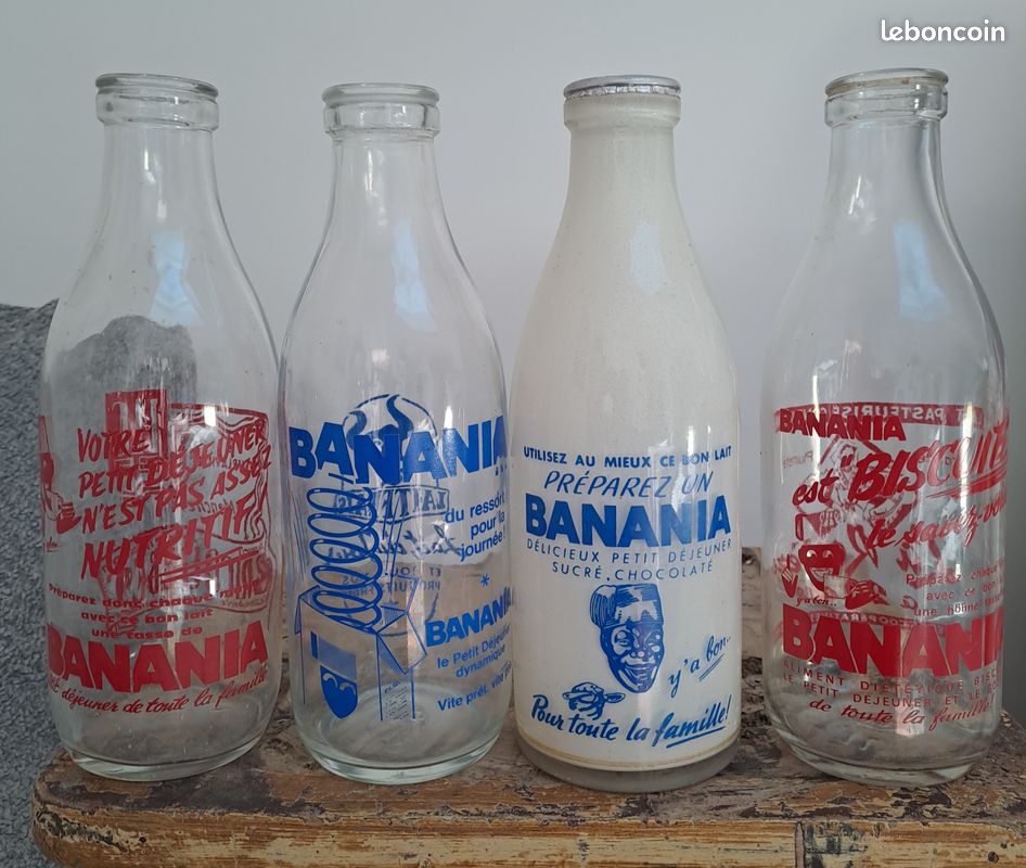 Banania bouteilles de lait - Collection