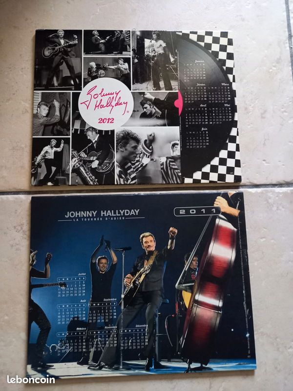 Calendrier de Johnny Hallyday - Collection