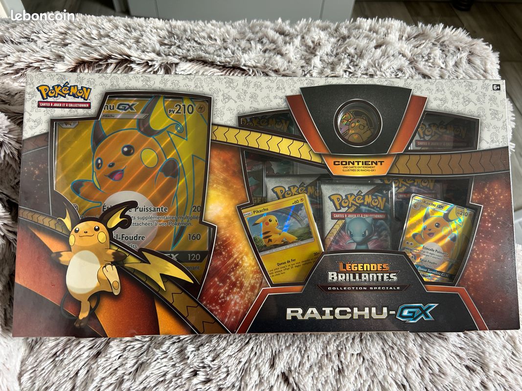 Coffret Pokémon Raichu GX Légendes Brillantes - Collection
