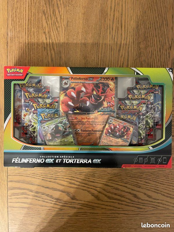 Coffret Felinferno Ex et Torterra Ex scellé - Collection