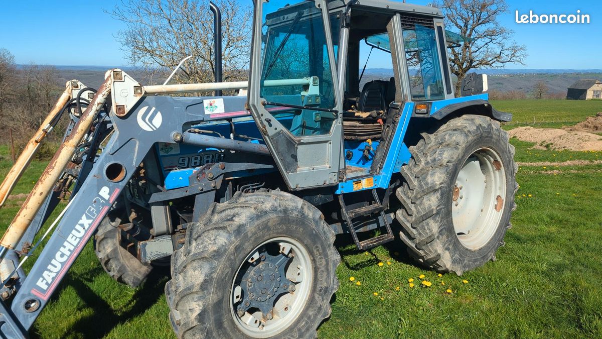 Tracteur 4x4 Landini 9880 avec chargeur - Tracteurs