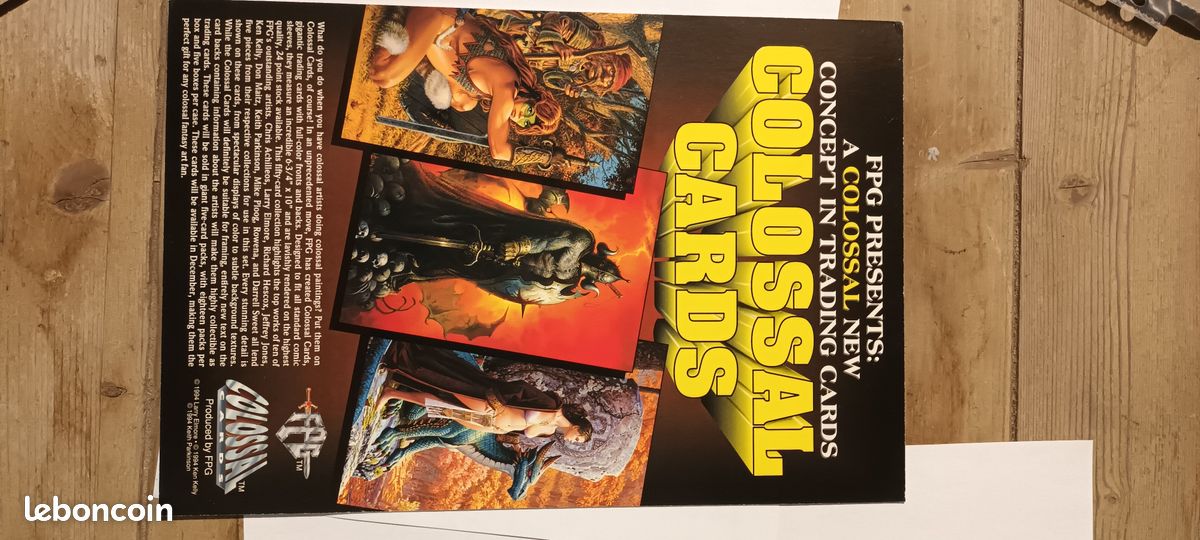 Cartes de collection Ken Kelly Colossal cards'95 Promo card - FPG - 16 ...